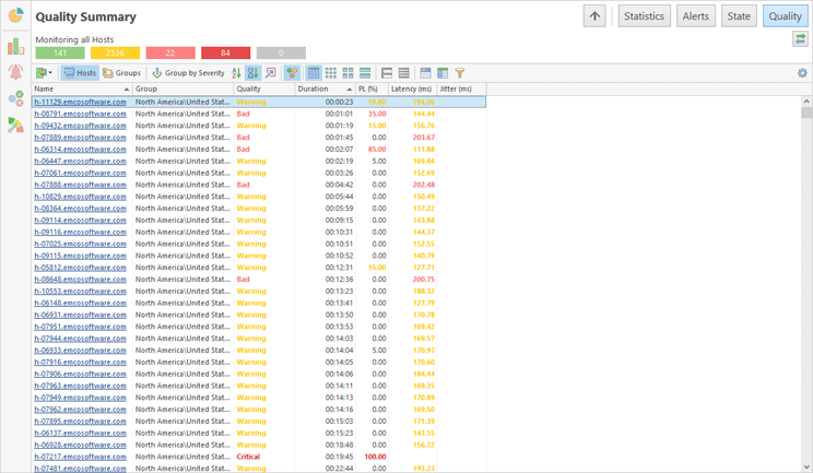 Monitoring Connection Quality - Ping Monitor