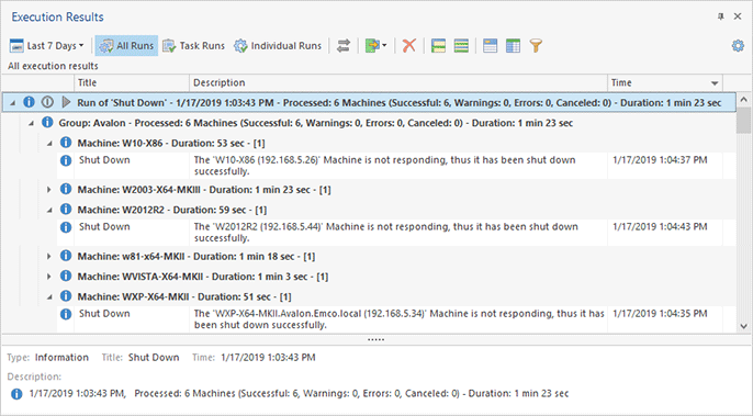 Configuring and Executing Remote Operations - Remote Shutdown